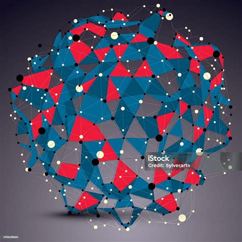 3 D 메쉬형 현대적이다 기술 추상적임 오브젝트입니다 결정 격자 통합 0명에 대한 스톡 벡터 아트 및 기타 이미지 0명 2015년 3차원 형태 Istock