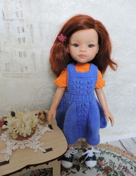 Описание Сарафан для Паола Рейна 32 34см Автор Елена Соловьёва Ткани Аксессуары Для