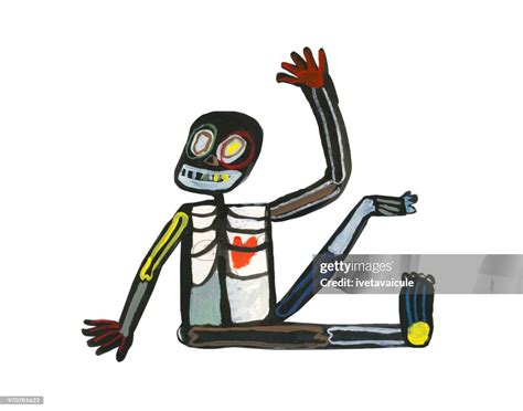 Friendly Skeleton Waving Hello High Res Vector Graphic Getty Images