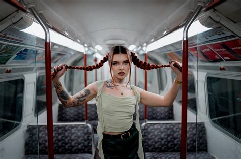 Lonely Train Ride Model Tyana Mystykal Makeup By Tyana Mystykal