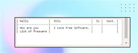 Markdown Table Generator