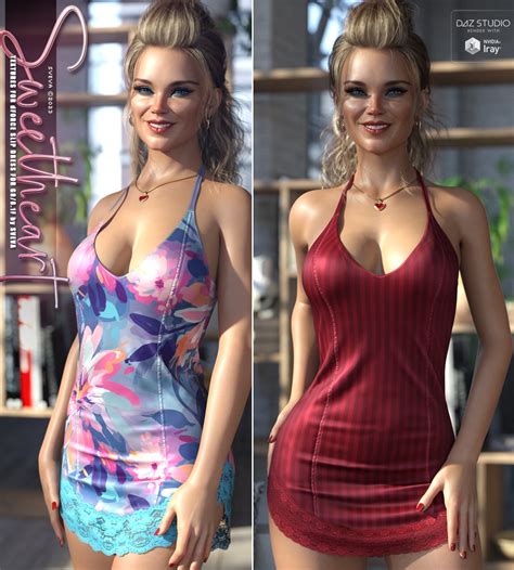 Sweetheart Textures For Dforce Slip Dress G8g81f Daz 3d