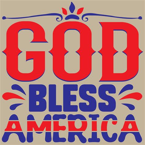 God Bless American 13486458 Vector Art At Vecteezy