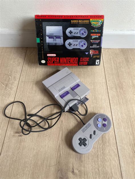 Classsic Snes Super Nintendo Entertainment System En Perfecto Estado