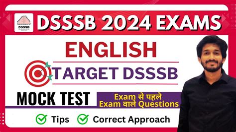DSSSB 2023 Exams English LDC Assistant Section Officer Asst Grade
