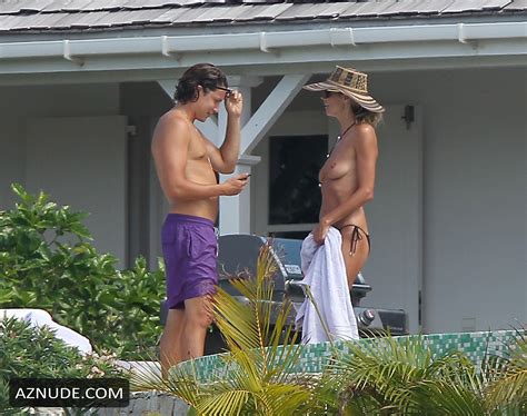 Heidi Klum Topless With Her Boyfriend Vito Schnabel During Their Vacation In Saint Barthelemy