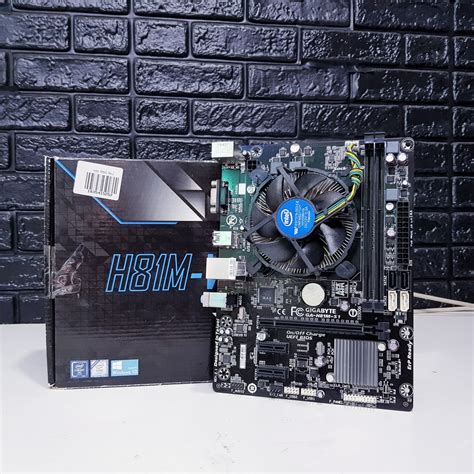 Comzing มือสอง เมนบอร์ดพร้อมcpu เมนบอร์ด Socket 1150 Cpu Core I3