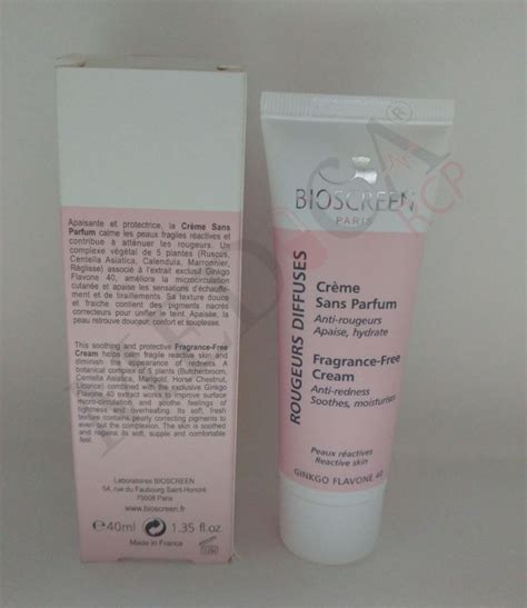 Medica Rcp Bioscreen Red Diffuse Cream Without Perfume Indications