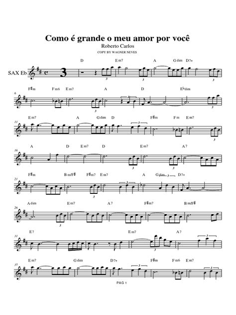 04 Como é Grande O Meu Amor Por Você Pdf
