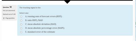 solved question 18 not yet answered marked out of 1 00 the