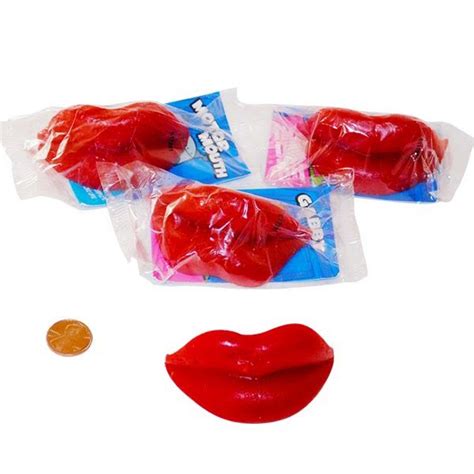 Red Wax Lips Fun Novelty Candy