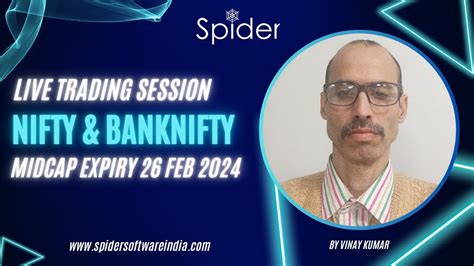 26 February Live Trading Live Bank Nifty And Nifty Trading Midcap