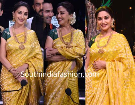 Madhuri Dixit In A Traditional Saree South India Fashion