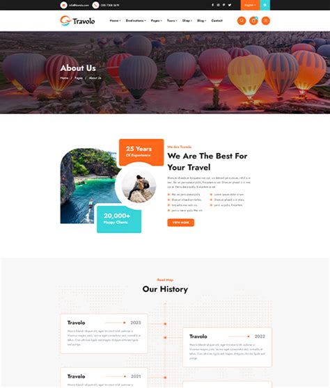 Travolo Travel Agency And Tour Booking Html Template