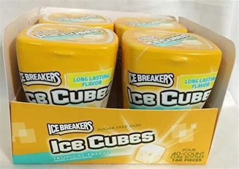 Chicle Chicle Ice Breakers Ice Cubes Sugar Free Gum Tro Envío Gratis