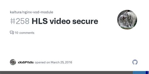 Hls Video Secure Issue Kaltura Nginx Vod Module Github