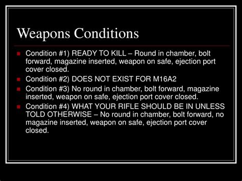 Ppt Weapons Safety Rules Powerpoint Presentation Free Download Id