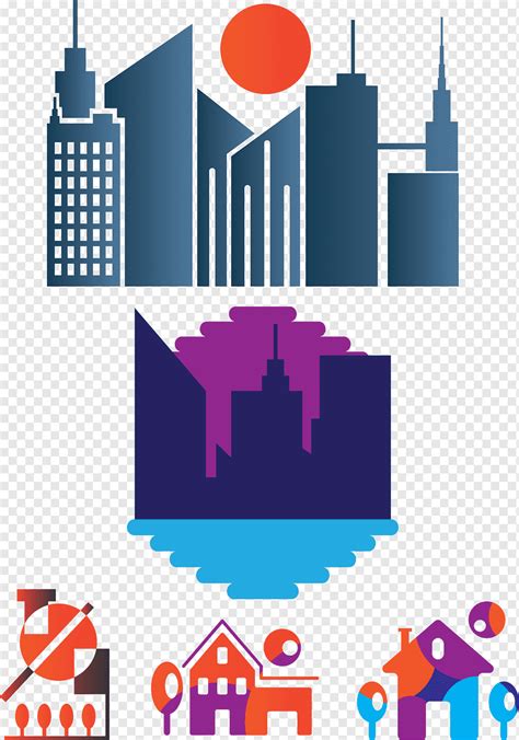 Edificios De La Ciudad Abstracta Png PNGWing