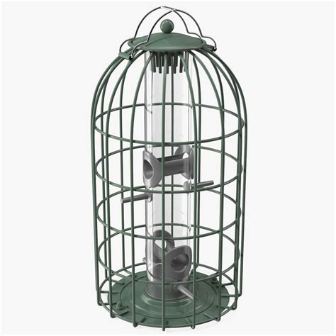 Caged Bird Feeder 3d Model 29 3ds Blend C4d Fbx Max Ma Lxo
