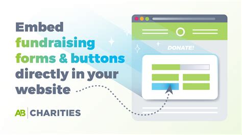 Raise Money Directly On Your Site With Embeddable Forms Buttons AB Charities Blog