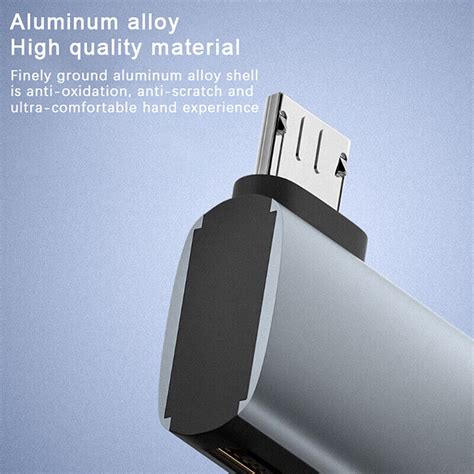 Otg Cable Adapter 4k 90 Degree Left Angle Powered Micro Usb To Usb Otg