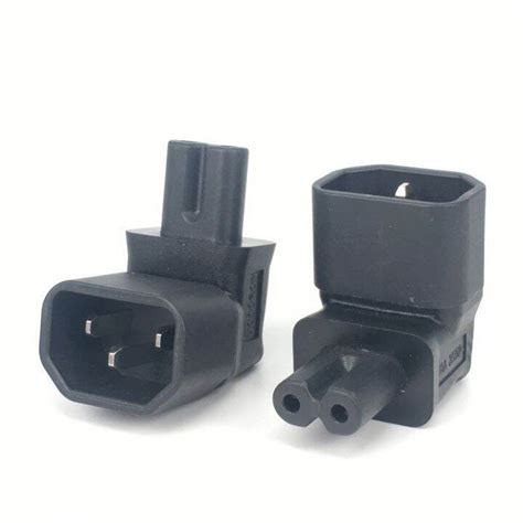 IEC C To IEC C Right Angle Power Adapter IEC Male To Type Female Angle Computer Server