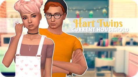 Opposite Twins Outgoing Singer And Shy Gamer Sims 4 Current Household