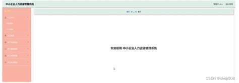 Python Django毕业设计中小企业人力资源管理系统（程序lw中小企业python Csdn博客