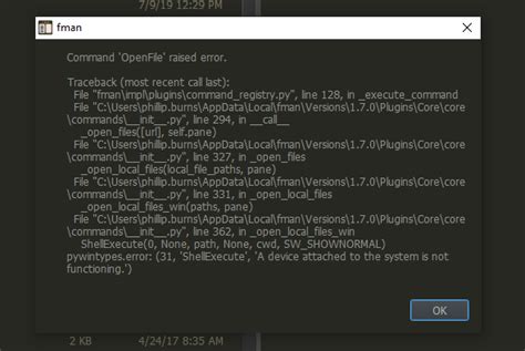 Openfile Crashes On Windows 10 · Issue 723 · Fman Usersfman · Github