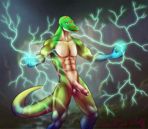 rule 34 abs absurd res anthro balls biceps blue body claws detailed background digital media