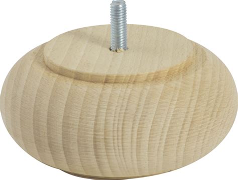 Pied Meuble Boule Brut Bois H BAR PLUS Mr Bricolage