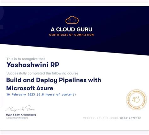 Yashaswini Rp On Linkedin Azuredevops Azurecertification Azure Cloud