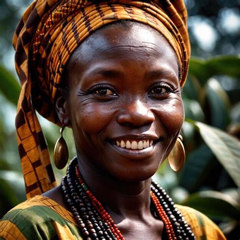 Premium Photo Congo Woman From Congo Typical National Citizen