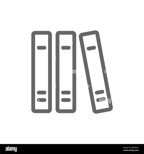 Inventory File Line Icon Graphic Resource Template Vector