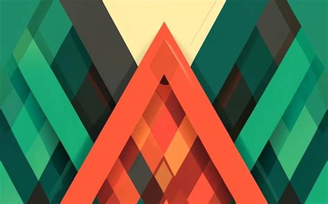 Premium Photo Vector Retro Triangle Background Ai Generated