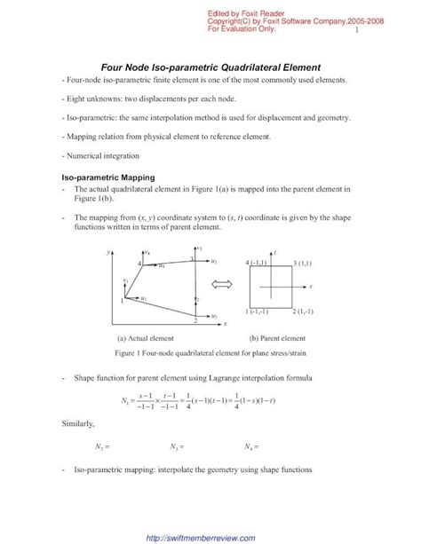 pdf isoparametric mapping pdfslide