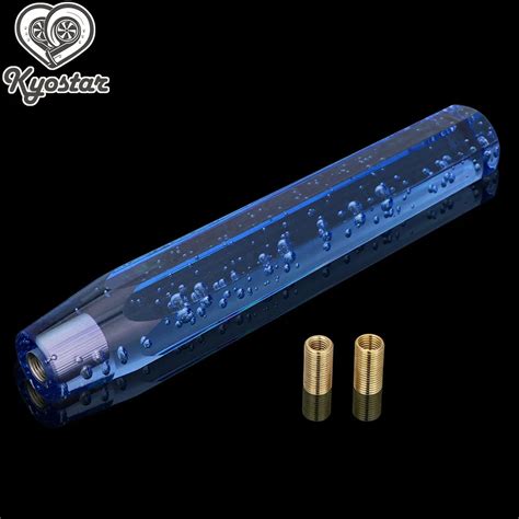 Buy 350mm 35cm Car Crystal Bubble Shift Knob Octagon