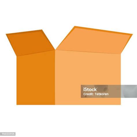 열린 골 판지 상자 팩 고립 된 아이콘 백색 위에서 스톡 벡터 일러스트 나무 상자에 대한 스톡 벡터 아트 및 기타 이미지 나무 상자 배달 벡터 Istock