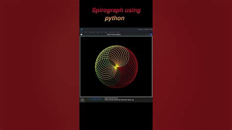 Spirograph using python - YouTube