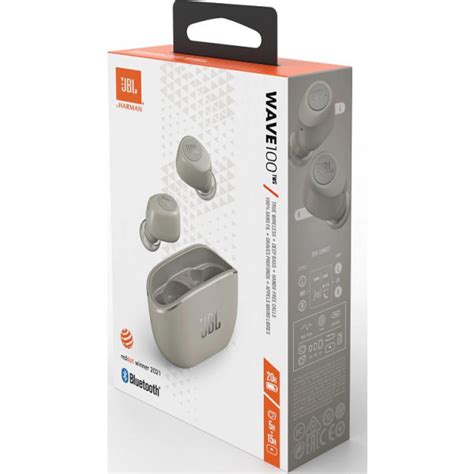 Наушники вкладыши беспроводные TWS JBL Wave 100 Ivory (JBLW100TWSIVR ...