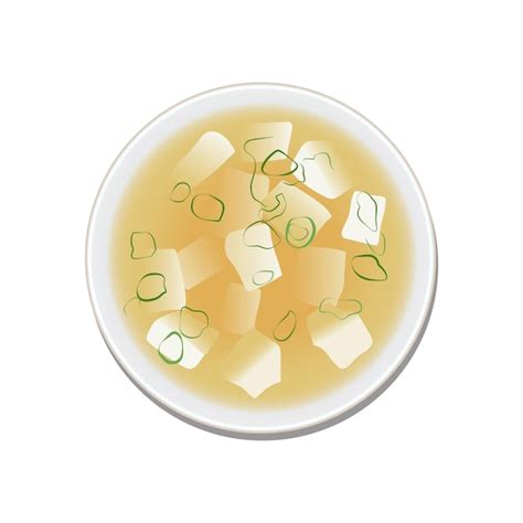 Premium Vector Miso Soup Japanese Cuisine Asian Food Vector