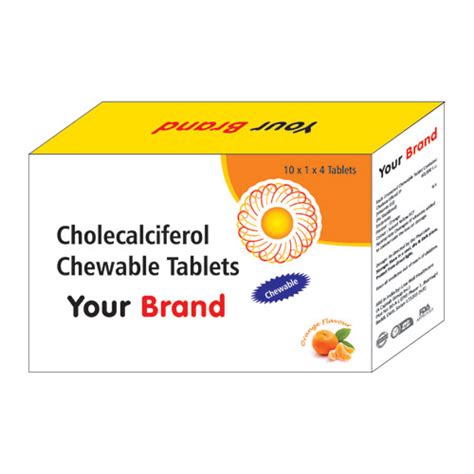 Cholecalciferol Chewable Tablets Live Well Healthcare