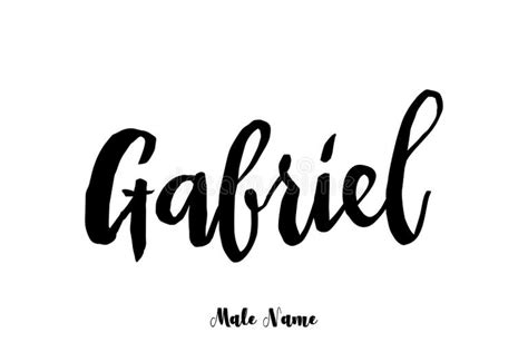 Name Gabriel Stock Illustrations 23 Name Gabriel Stock Illustrations