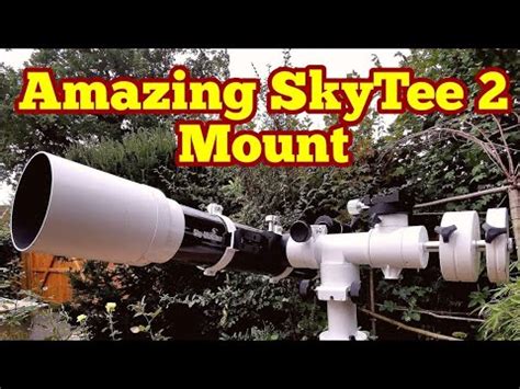 Amazing SkyTee 2 Alt Azimuth Telescope Mount Unboxing Assembly Use