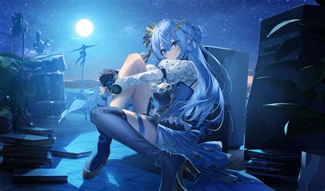 Wallpaper Hoshimachi Suisei Hololive 2522x1488 SinQingYi 2205413