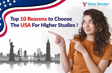 Top 10 Reasons Why Students Choose Usa For Higher Studies Texas Review