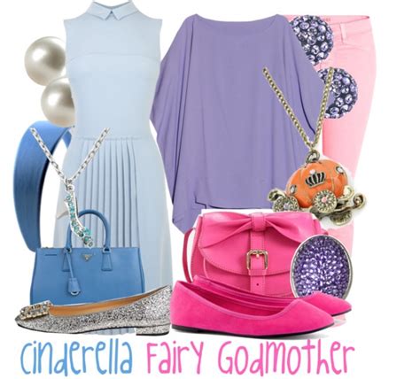 Cinderella And Her Fairy Godmother By Jami Liked On Polyvore Disney Inspired Fashion