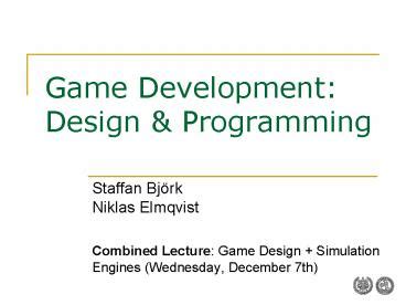 PPT Game Development Design PowerPoint Presentation Free To View Id 1478cf MzBlN