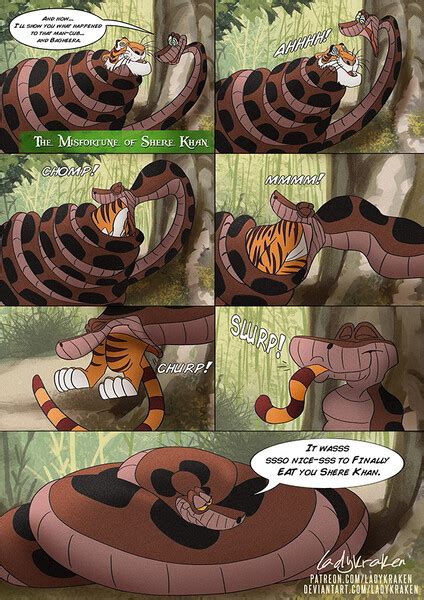 Kaa Eats Mowgli Comic