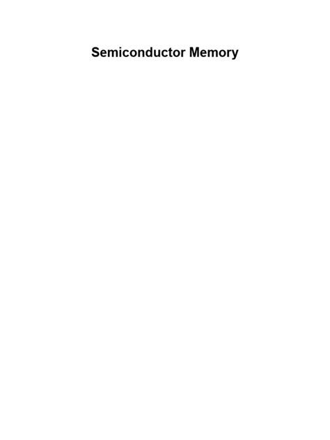 Memory Organization Pdf Random Access Memory Read Only Memory